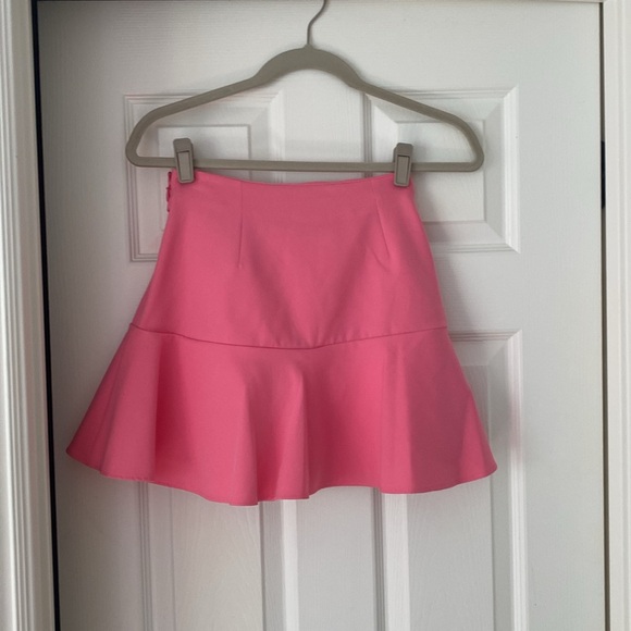 Zara | Skirts | Hot Pink Zara Skirt | Poshmark